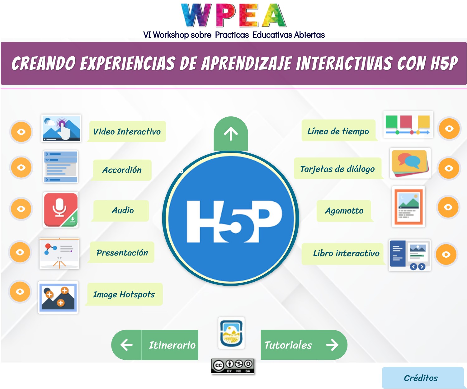 TALLER WPEA - H5P | Genially