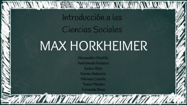 Max Horkheimer
