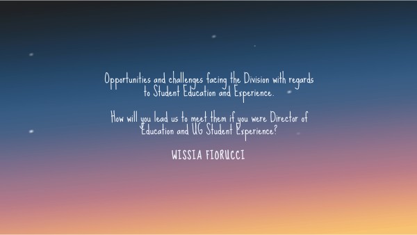 DoE & UG Student Experience