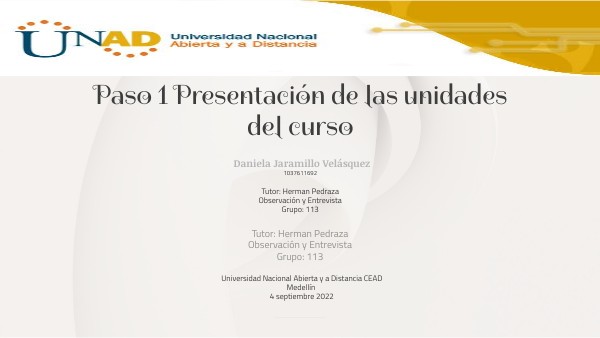 Paso 1 Observación y entrevista | Genially