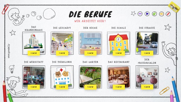 Die Berufe | Genially