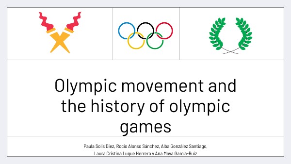 Olympics games | Genially