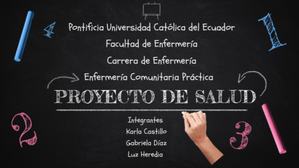 PROYECTO DE SALUD | Genially