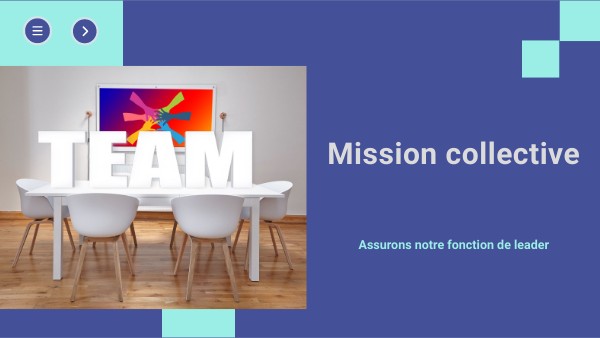 Mission collective : leadership | Genially