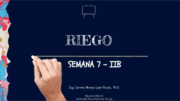 Semana-7-IIB-Riego | Genially