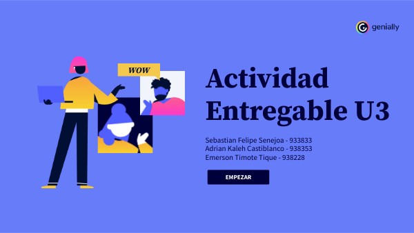 Actividad Entregable Unidad 3 | Genially