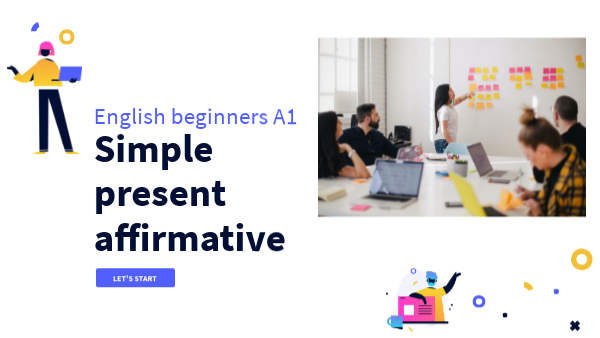Simple present tense affirmative | Genially