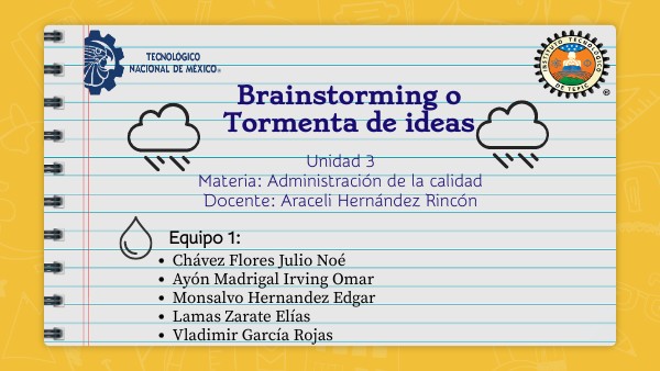 Unidad 3_Tormenta de ideas | Genially