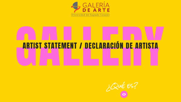 DECLARACION DE ARTISTA | Genially