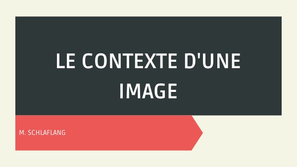 Contexte de l'image