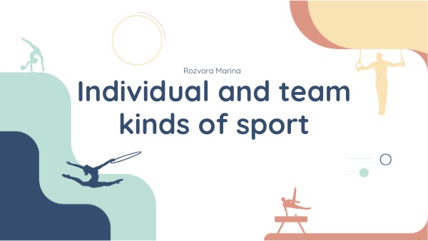 Individual and team kinds of sport | Genially