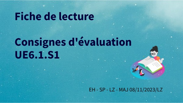 evaluation fiche de lecture | Genially