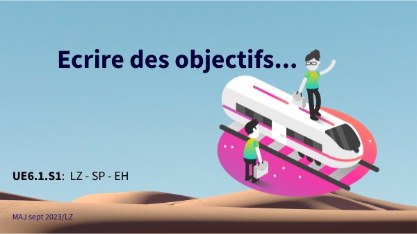 écrire des objectifs | Genially