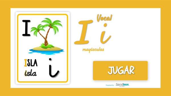 Vocal I - MAYÚSCULAS | Genially