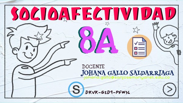 SOCIOAFECTIVIDAD 8A