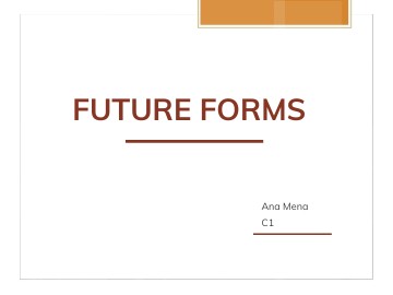 FUTURE FORMS C1 | Genially