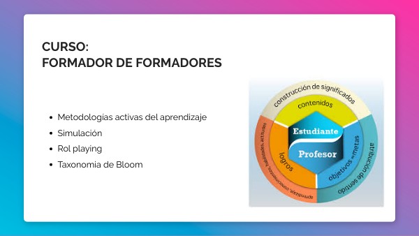 PRESENTACIÓN FORMADOR DE FORMADORES | Genially