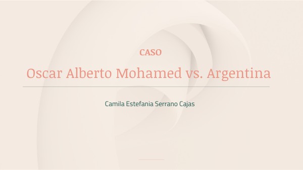 Mohamed vs Argentina | Genially