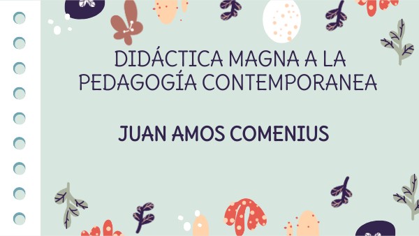 JUAN AMOS COMENIUS | Genially