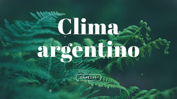 Clima argentino