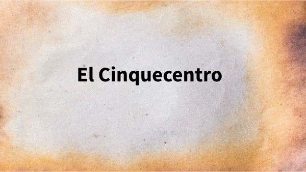 El Cinquecentro