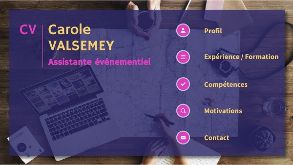 CV Carole Valsemey - Evénementiel/Communication | Genially