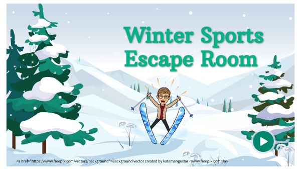 Winter sports Escape Room | Genially