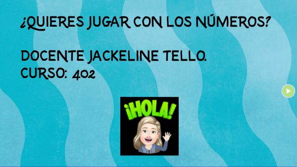 JUGAMOS CON LOS NÚMEROS | Genially