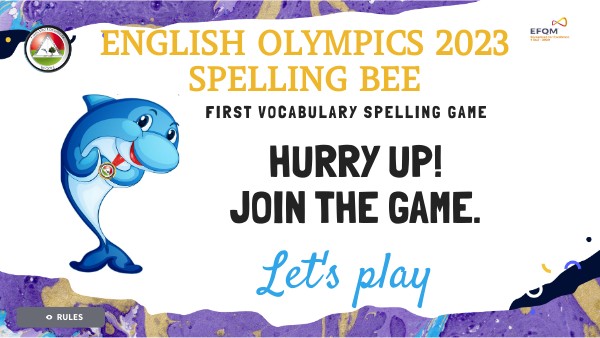 FIRST VOCABULARY SPELLING GAME