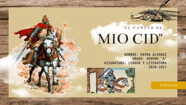 "EL CANTAR DE MIO CID" | Genially