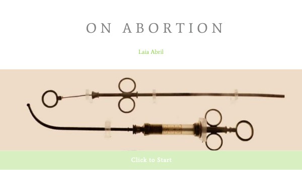 On Abortion: Chapter 1 | Genially
