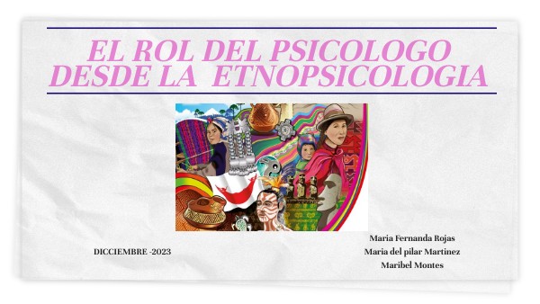Revista Digital etnopsicologia - grupo 106 | Genially