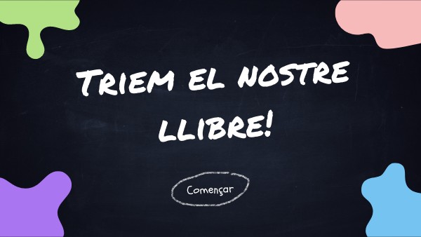 Triem el nostre llibre!