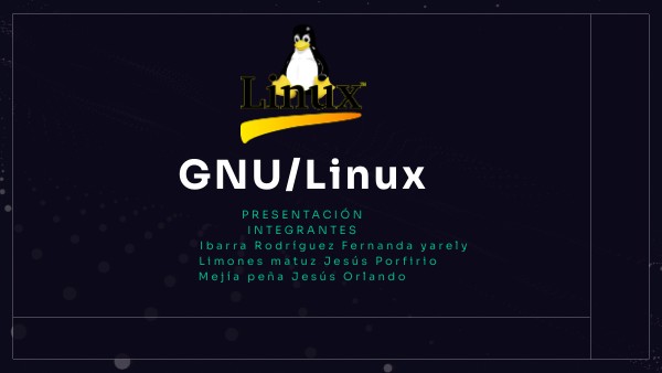 Presentacion GPU/Linux