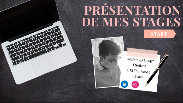 Présentation stages Joshua | Genially