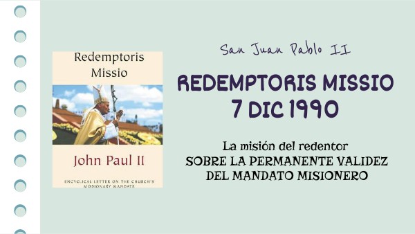 REDEMPTORIS MISSIO | Genially