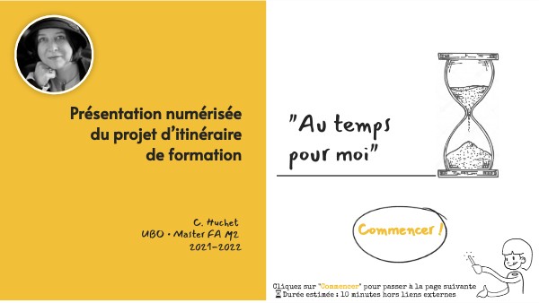 FA M2 UEA C. Huchet - présentation itinéraire de formation et d'emploi | Genially