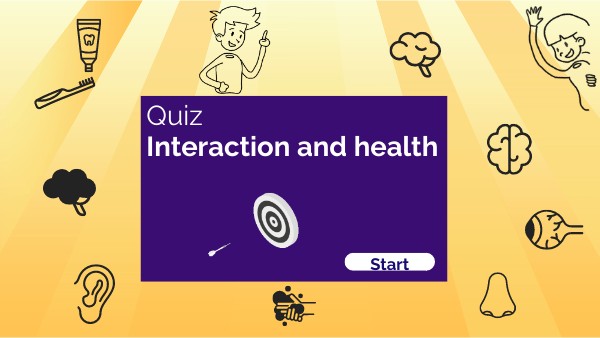 QUIZ Interaction and healthy living | Genially