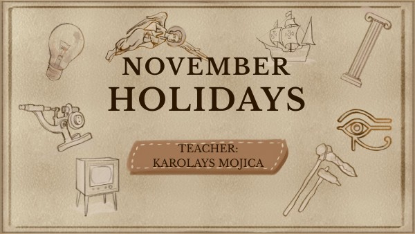 November Holidays