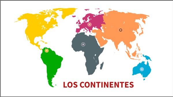 Los continentes.
