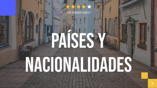 Países y Nacionalidades | Genially
