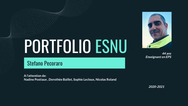 Portfolio ESNU Stefano