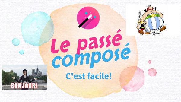 LE PASSÉ COMPOSÉ AVEC AVOIR | Genially
