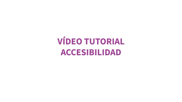 VIDEO-TUTORIAL SARA BERNAD