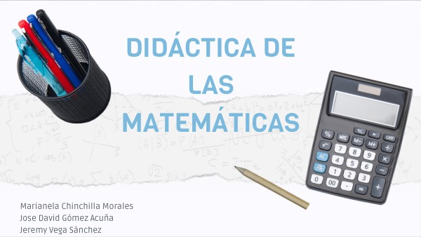 PRESENTACIÓN MATEMÁTICAS