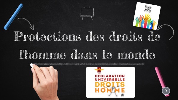 Protection des droits de l'homme dans le monde | Genially