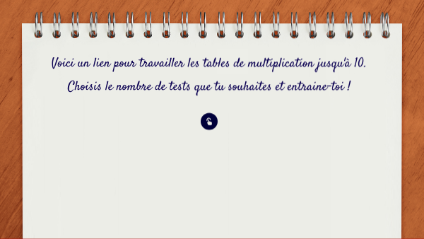 entraînement tables de multiplication | Genially