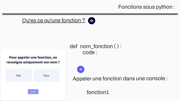 Les fonctions sous python