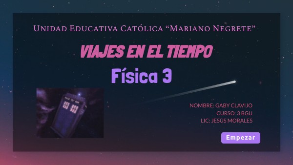 VIAJES EN EL TIEMPO