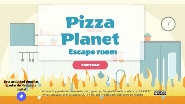 ESCAPE PIZZA PLANET | Genially